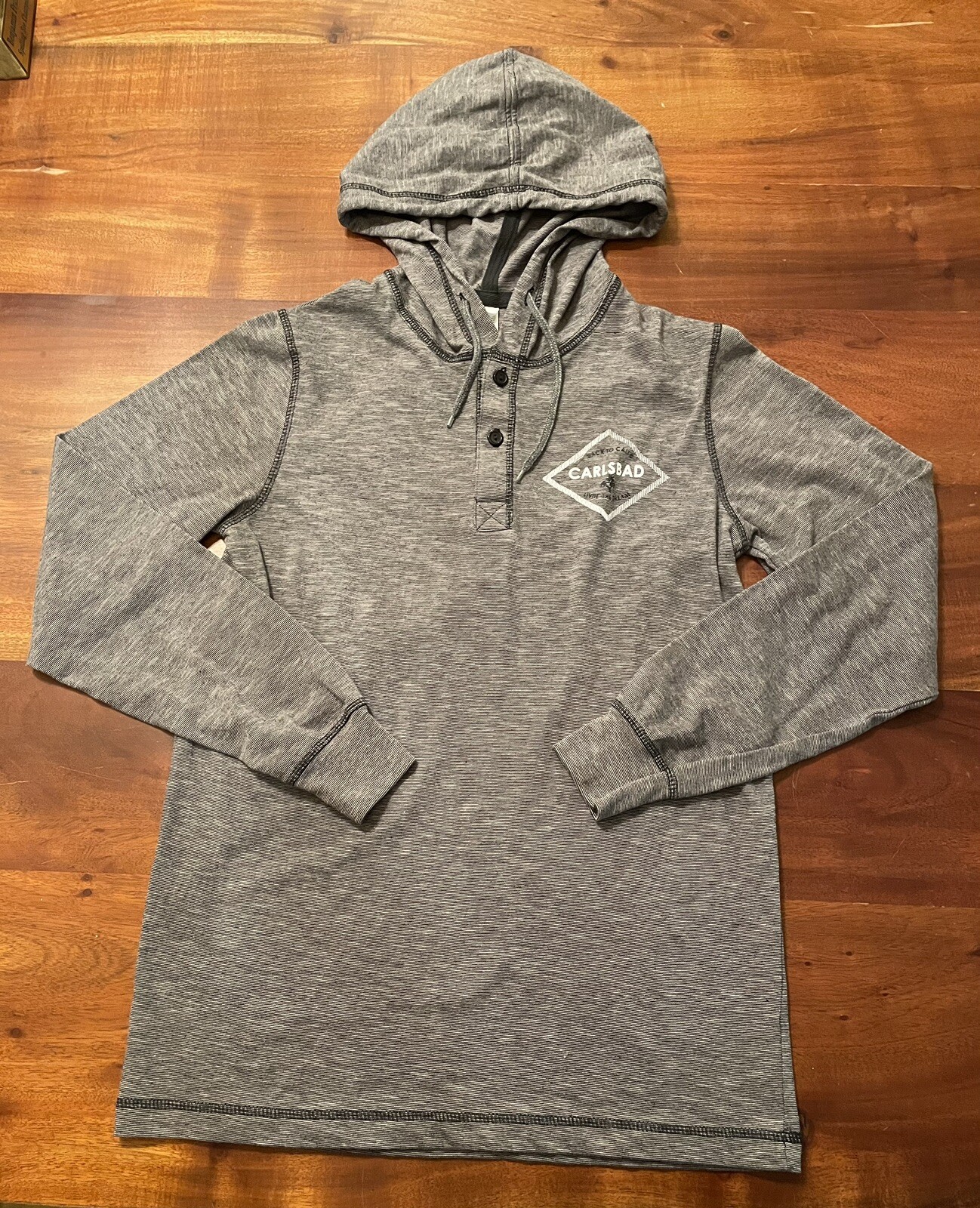 teemax long sleeve hoodie Gray Sweatshirt carlsbad Sz Small | eBay