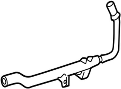 16206-50120 Toyota Pipe sub-assy, water by-pass 1620650120, New Genuine ...