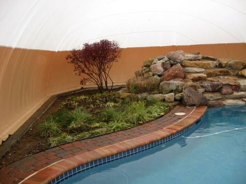 Inflatable TPU Hot Tub Swimming Pool Solar Dome Cover Tent W/ Blower ...