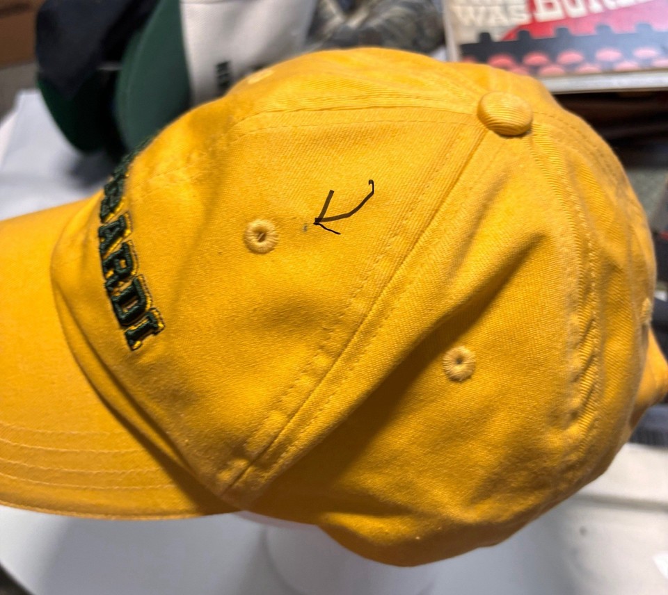 Vince Lombardi Titletown Legends Gold Run To Win Hat Cap NFL Green Bay ...