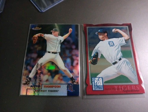 JUSTIN THOMPSON LOT OF 2 BASEBALL CARDS | eBay