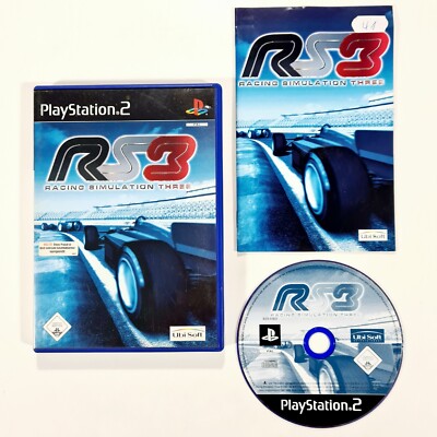 Playstation 2 Racing Game RS3 Racing Simulation 3 German Formula One/F1 ...