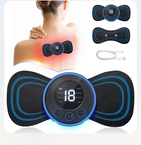 Portable Mini Electric Neck Back Massager Whole Body Massage Stimulator ...