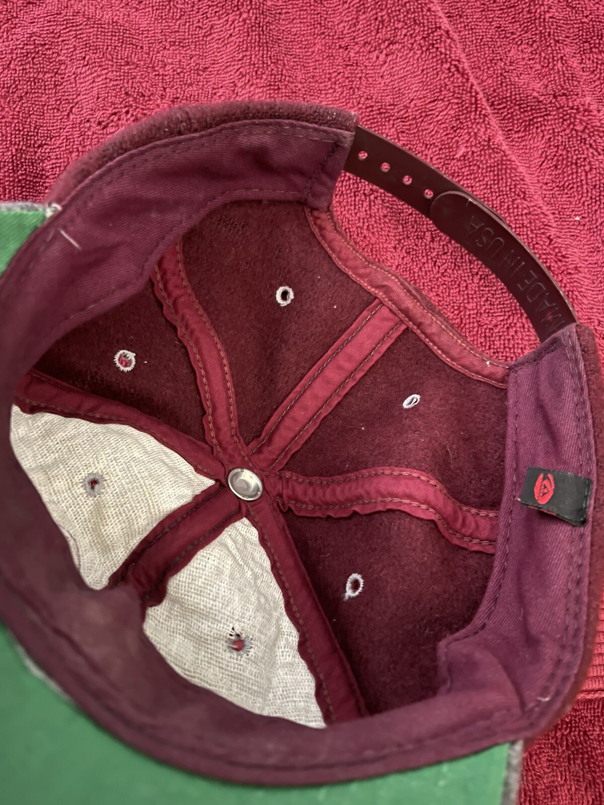 Rare vintage 80s 90s Quicksilver Logo snapback hat US… - Gem