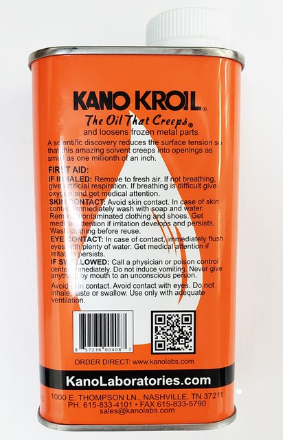 Kano Kroil Penetrating Oil - 8oz for sale online | eBay