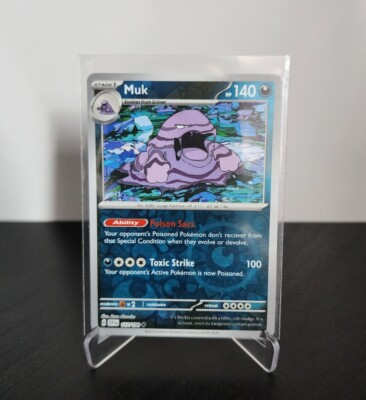 Pokemon TCG Muk Scarlet & Violet Base Set 127/198 Reverse Holo Uncommon ...