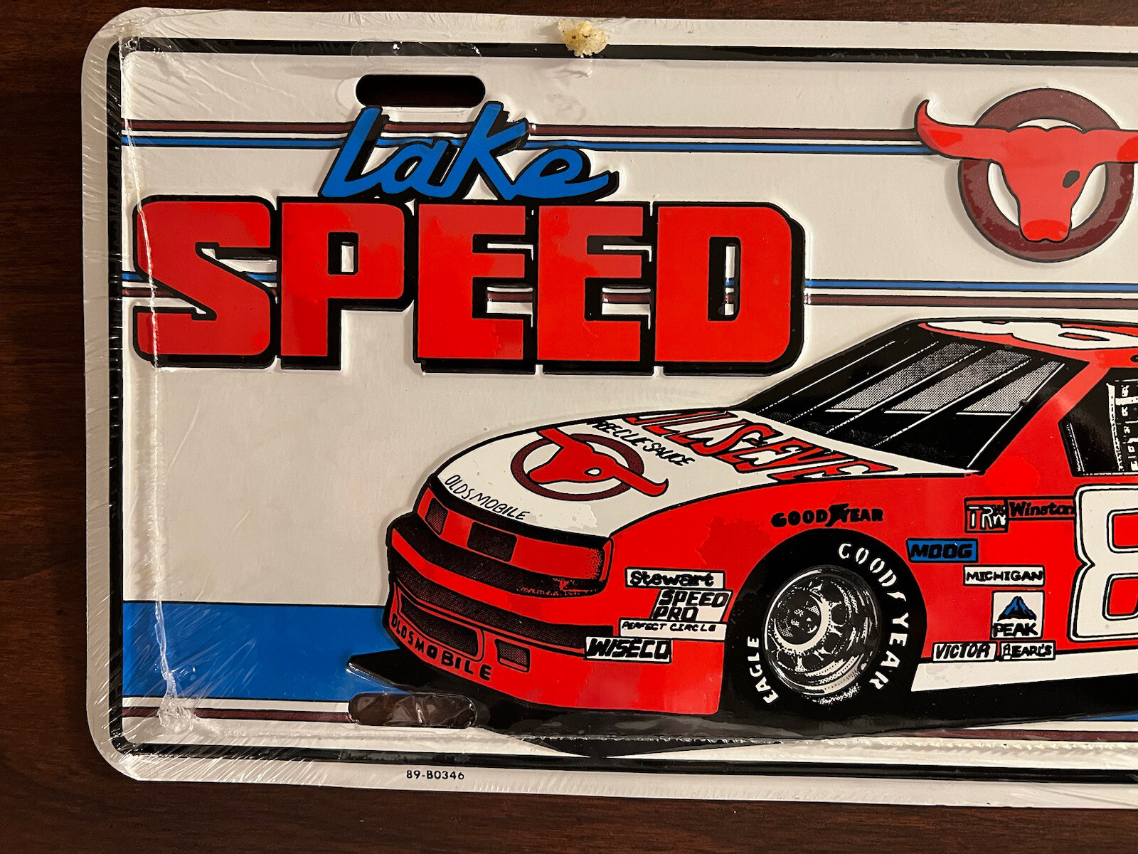 1989 NASCAR Racing Lake Speed License Plate | eBay