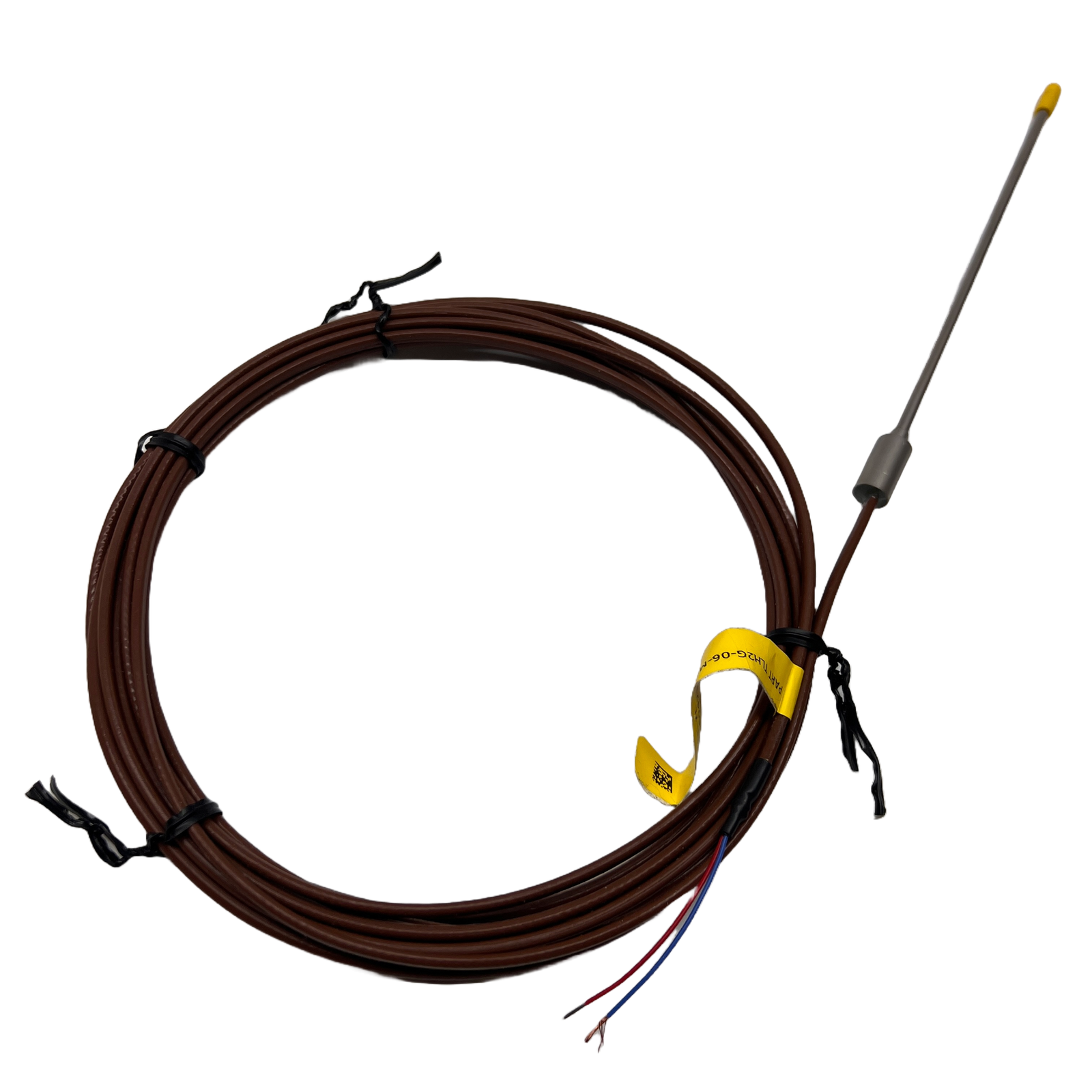 PYROMATION Type T Thermocouple 15 Ft Probe Style TLH2G-06-M3180-2 Red ...