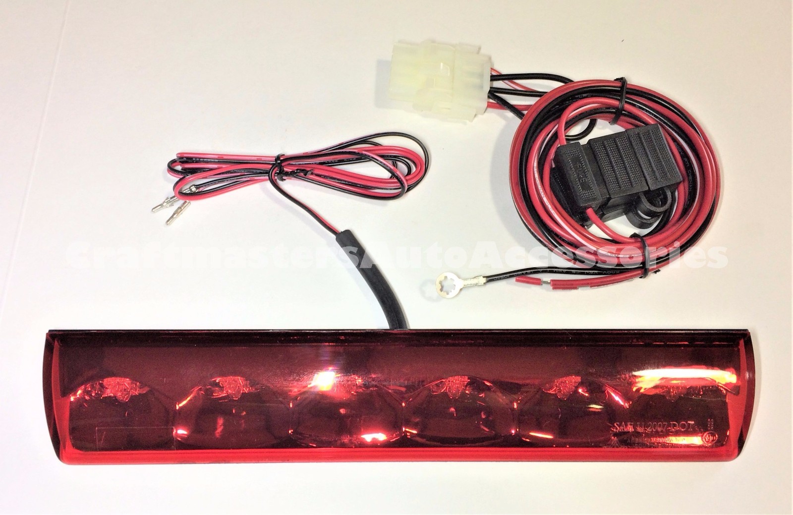 Truck cap / Topper Red Third brake light / wiring harness combo #36R02 ...