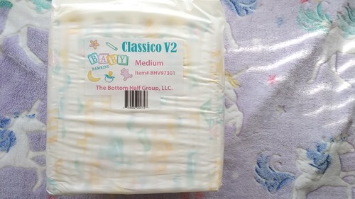 Bambino Classico V2 ABDL Adult Diaper 8 piece Bag Medium | eBay