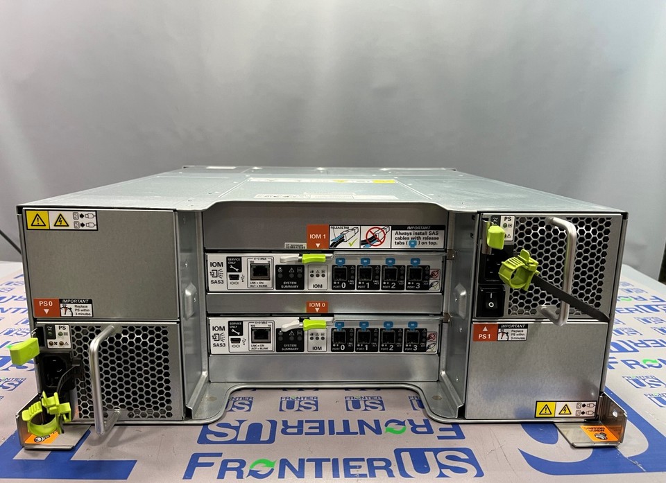 ORACLE DE3-24C 24x 3.5 Storage Array Base with 2x 12GB SAS3 IOM(7359050 ...