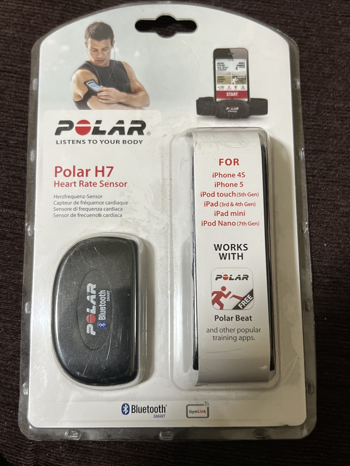 Polar H7 Bluetooth Heart Rate Monitor and Fitness Tracker - Black for ...