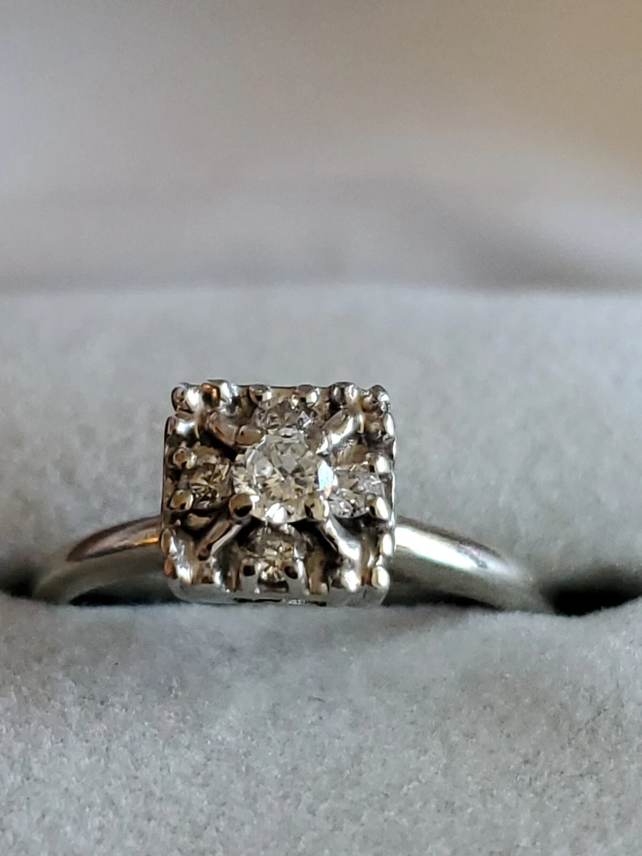 Diamonds Engagement Ring, Pave Diamond Engagement Ring,, 45% OFF