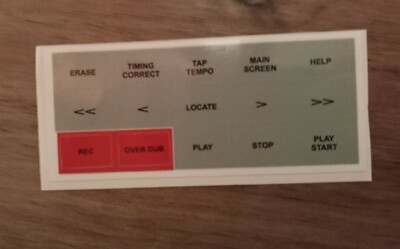 Akai MPC 60 And MPC 3000 LE grey colour Button Decal Set | eBay