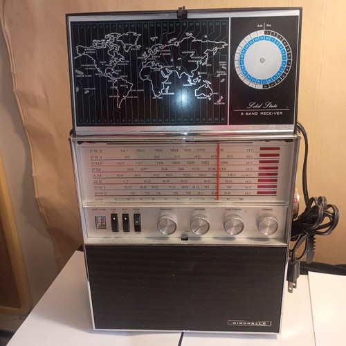 Vtg Air Castle 8 Band Solid State Radio Model 162FLH, not tested | eBay