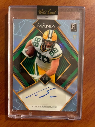 LUKE MUSGRAVE - 2023 Wild Card Auto Mania Rookie Autograph #AMD-A #d 1/ ...