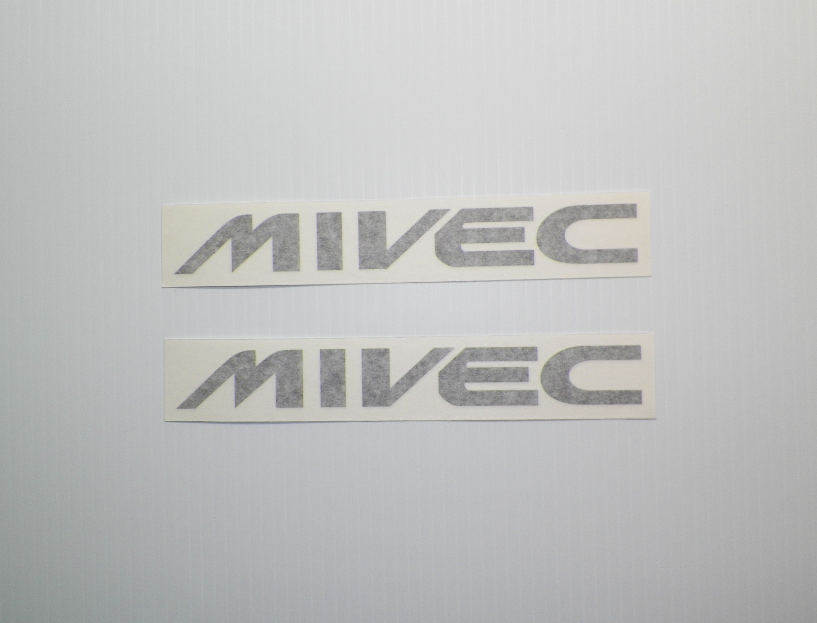 New Mitsubishi MIVEC Logo Decal Pair VVT Turbo Lancer EVO Galant ...