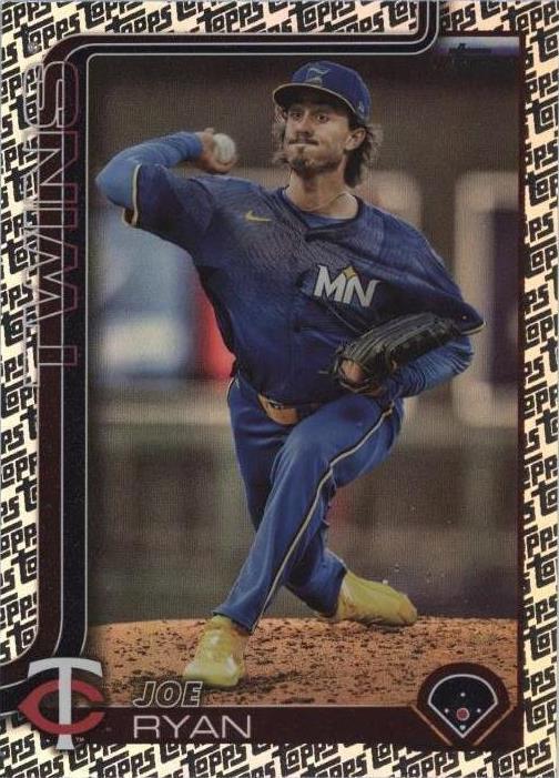 2025 Topps Series 1 - Joe Ryan #40 Topps Foil Pattern for sale online ...