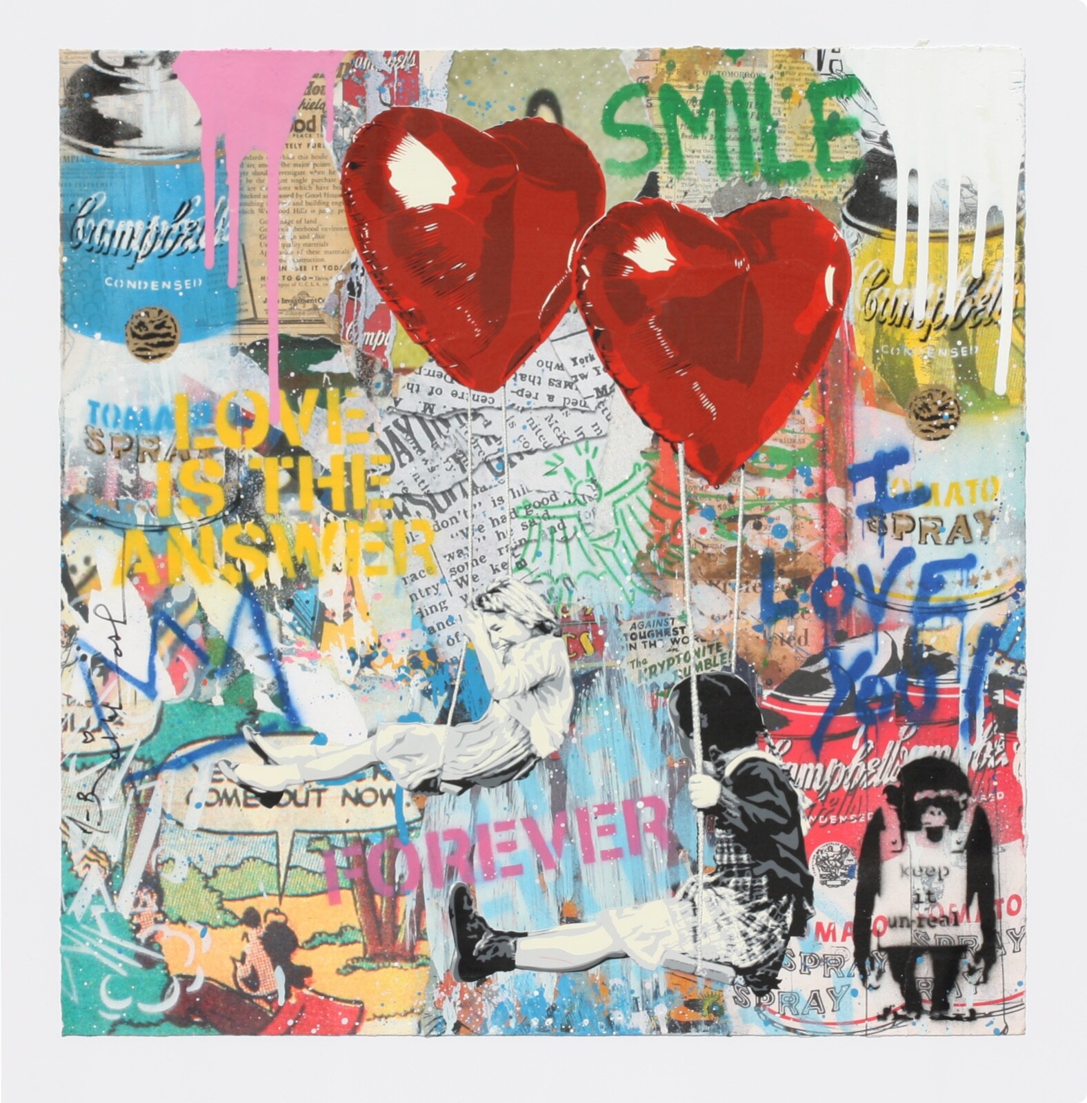 Mr Brainwash Stencil