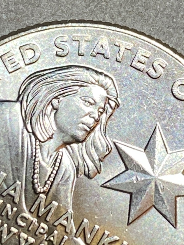 2022 P Wilma Mankiller Quarter Error Scarface Die Chips Star, Grease ...