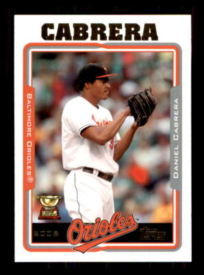 2005 Baseball Topps Daniel Cabrera Baltimore Orioles #531 AS RC | eBay