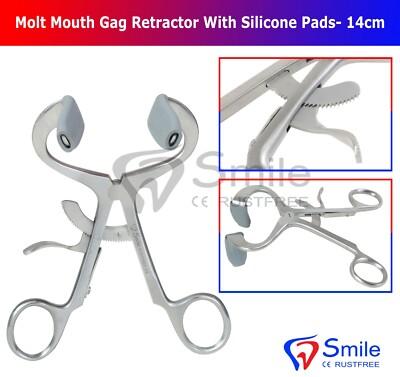 Molt Mouth Retractor 14CM Dental Surgical Oral Instruments ENT Mouth ...