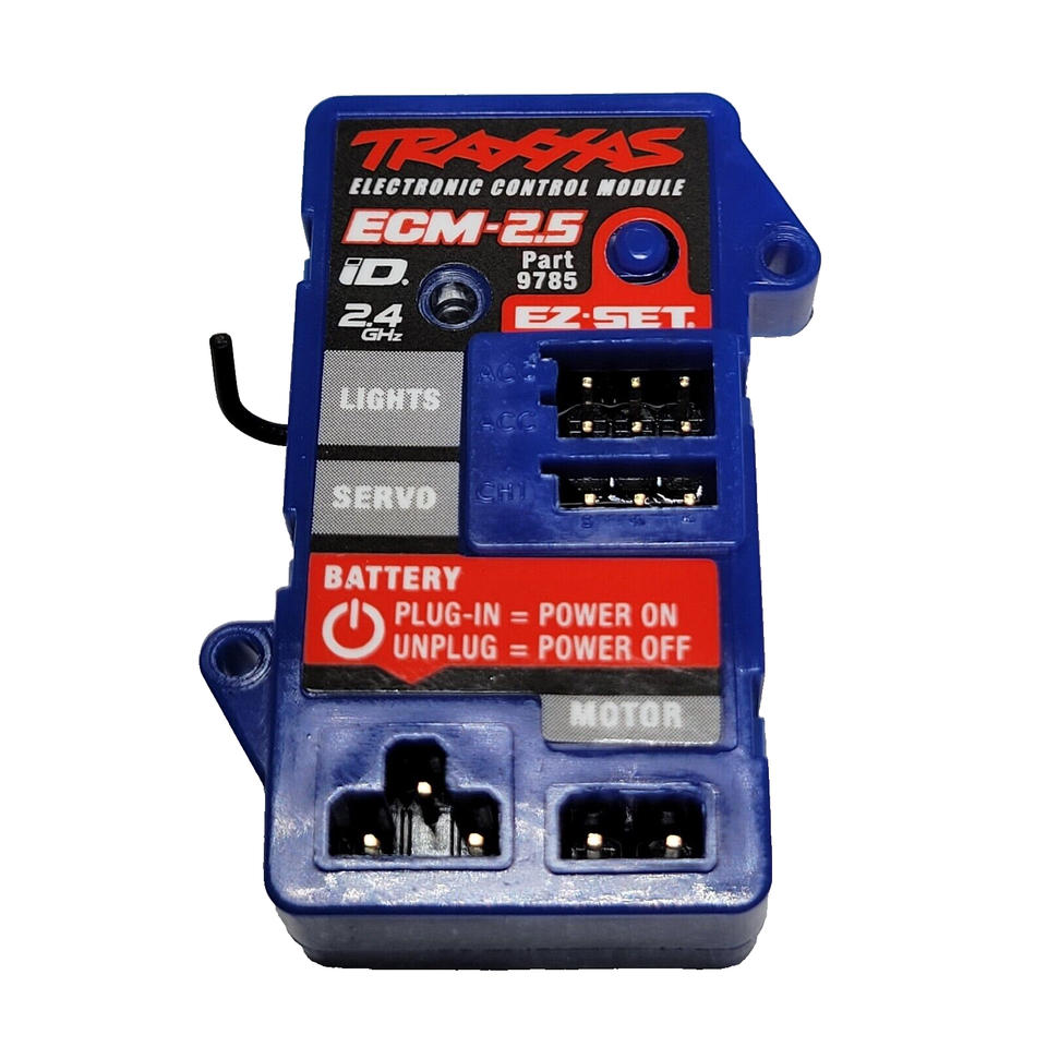 Fits Traxxas Trx-4M Bronco ECM-2.5 iD 2.4GHz Electronic Control Module ...