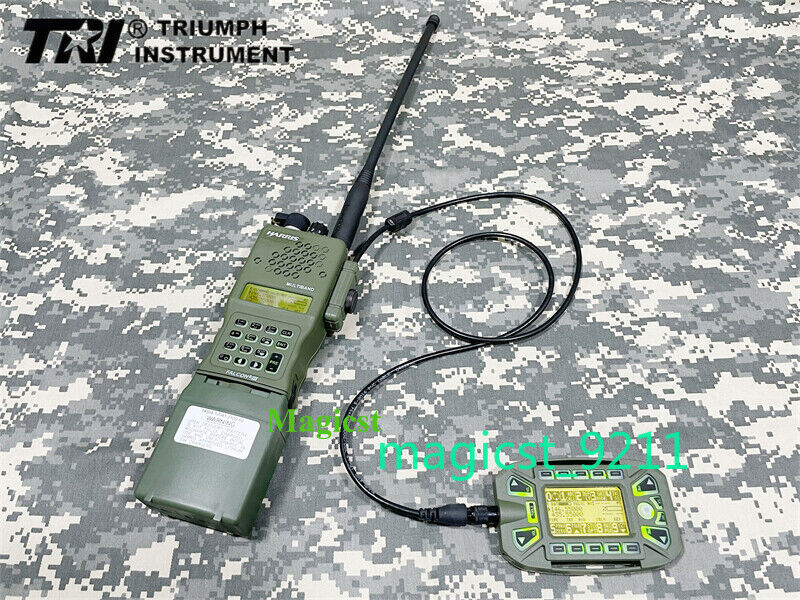 IN US!!! TRI AN/PRC 152 Multiband 12.6V Handheld Radio MBITR Aluminum ...