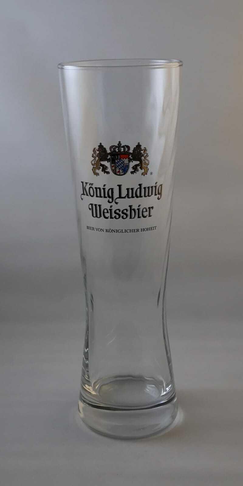 2 König Ludwig Weissbier Gläser Bierglas, Kneipe, Party, Bier, 0,5 l, 2 ...