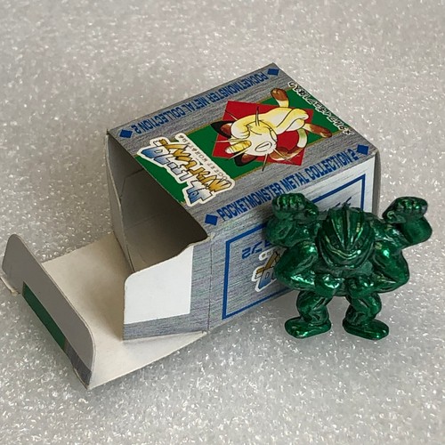 Pokemon Vintage Metal Collection - Meowth Box / Machamp Figure - #2158 ...