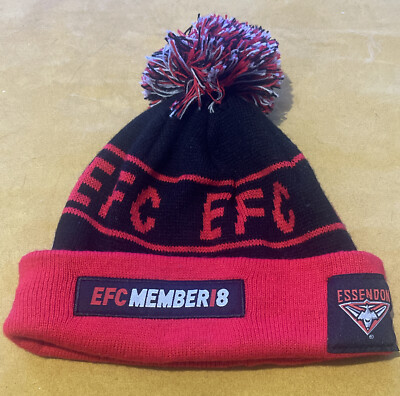 Essendon Football Club Bombers Members Kids Beanie 2018 AFL (T02 ...