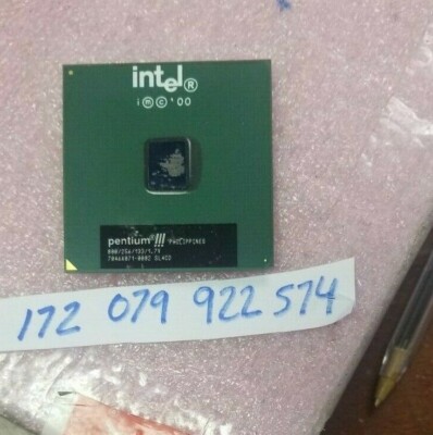 INTEL P3 800/256/133/1.7V SOCKET 370 RB80526PZ800256 CPU SL4CD | eBay