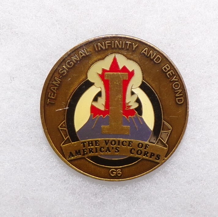 Original US Army Corps of Signals I Corps Challenge Coin | eBay