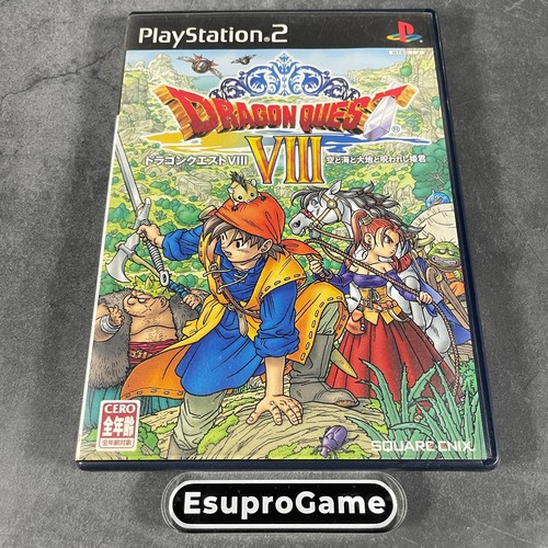 Sony PlayStation 2 PS2 Dragon Quest VIII 8 Square Enix Japanese BOX CIB ...