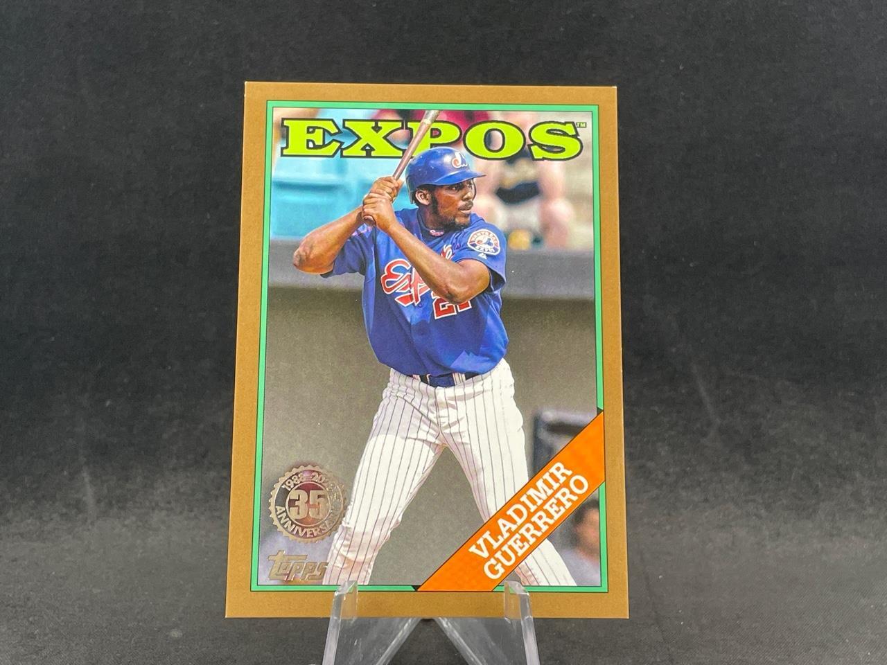 2023 TOPPS VLADIMIR GUERRERO T88-61 '88 35TH ANNIVERSARY GOLD PARALLEL ...