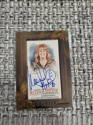 NANCY LIEBERMAN 2016 TOPPS ALLEN AND GINTER MINI AUTOGRAPHS #AGANL AUTO ...