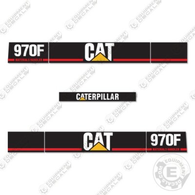 Fits Caterpillar 970F Decal Kit Wheel Loader Equipment Decals - 7 YEAR ...