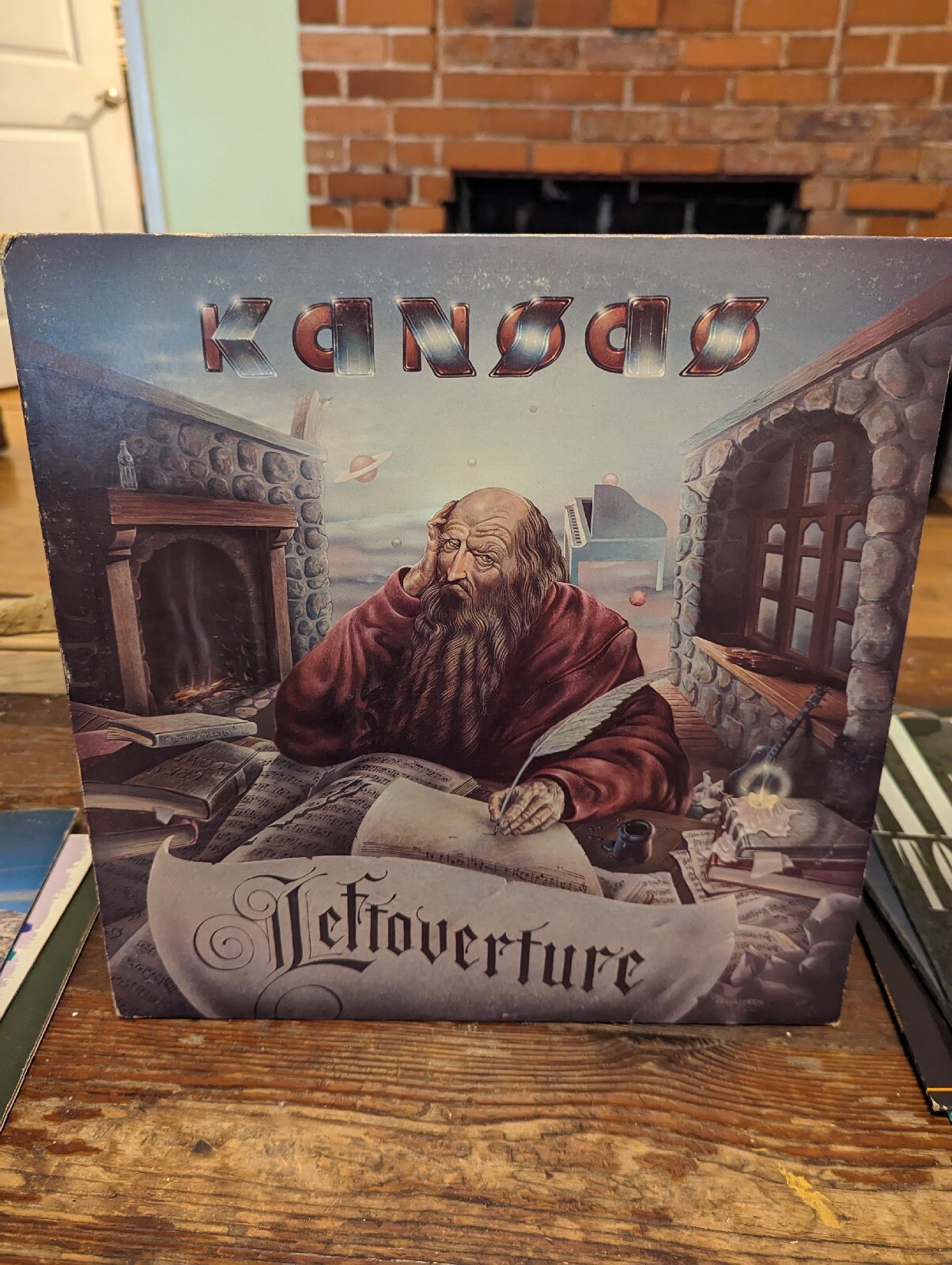 1976 KANSAS Leftoverture Vinyl Album LP White Label KIRSHNER 34224 | eBay