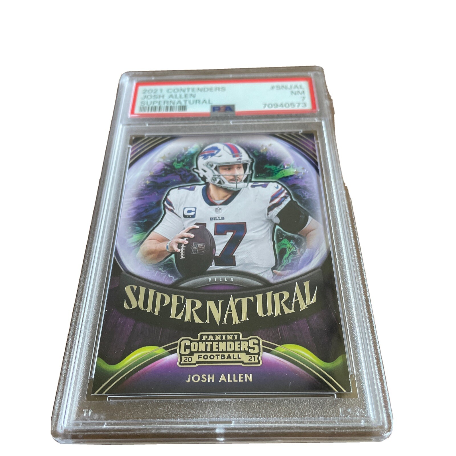 2021 Panini Contenders Josh Allen Supernatural Card Buffalo Bills No ...
