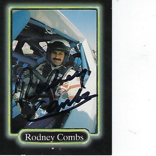 RODNEY COMBS SIGNED 1990 MAXX RACING #34 - NASCAR | eBay
