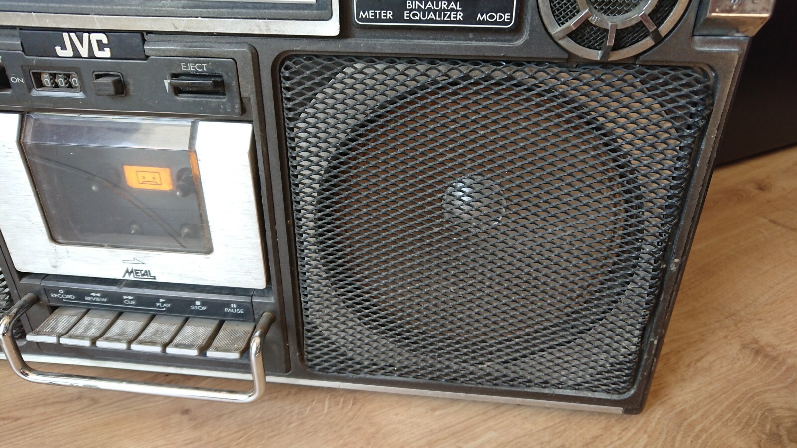 Vintage JVC RC-838W II Stereo Boombox Cassette Recorder Player Radio ...