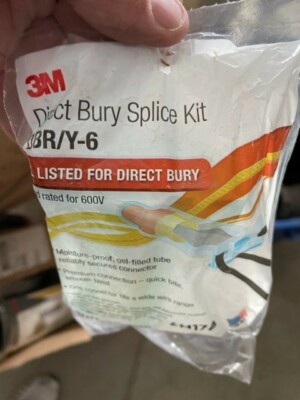 3M Direct Bury Splice Kit DBR/Y-6 Listed for Direct Bury Kit-Brand New ...