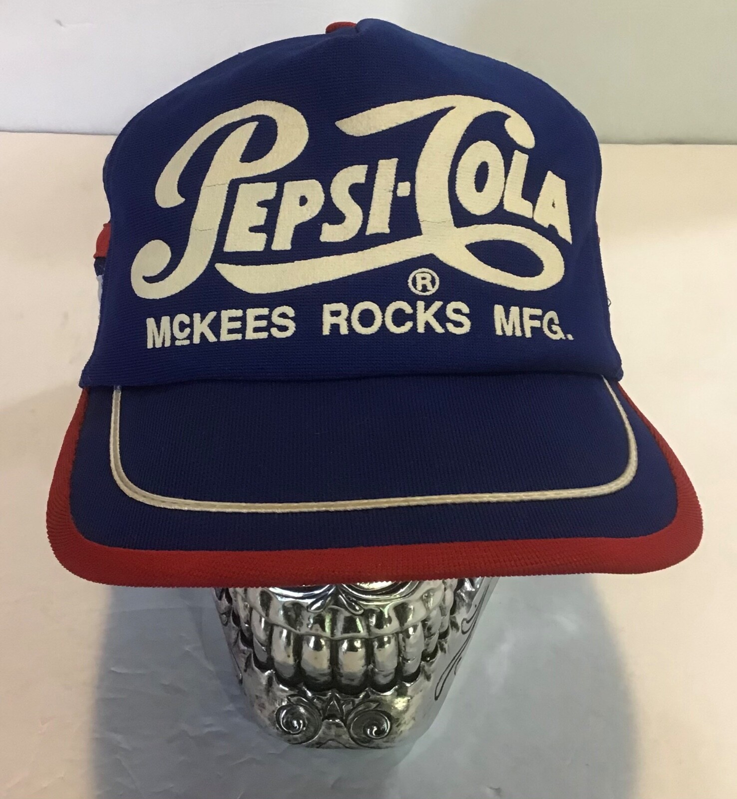 Vintage PEPSI-COLA 3 Stripe Snapback Trucker Hat Cap … - Gem