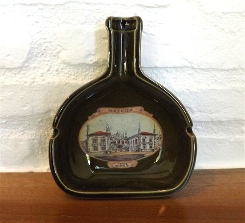 Vintage Mid Century Modern Secla Mateus Rose Advertising Ashtray | eBay UK