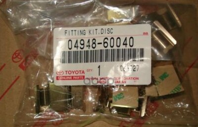 04948-60040 Toyota Fitting kit, disc brake, rear 0494860040, New ...