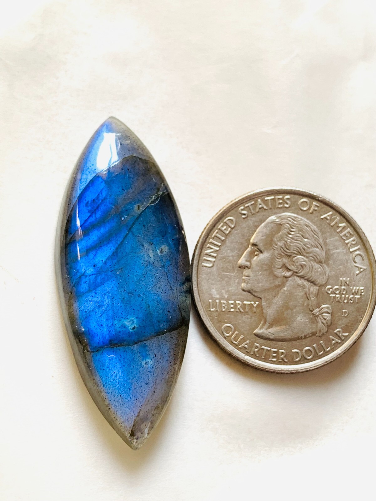 Rare Labradorite Gemstone Marquise Shape AAA Quality Labradorite Palm ...