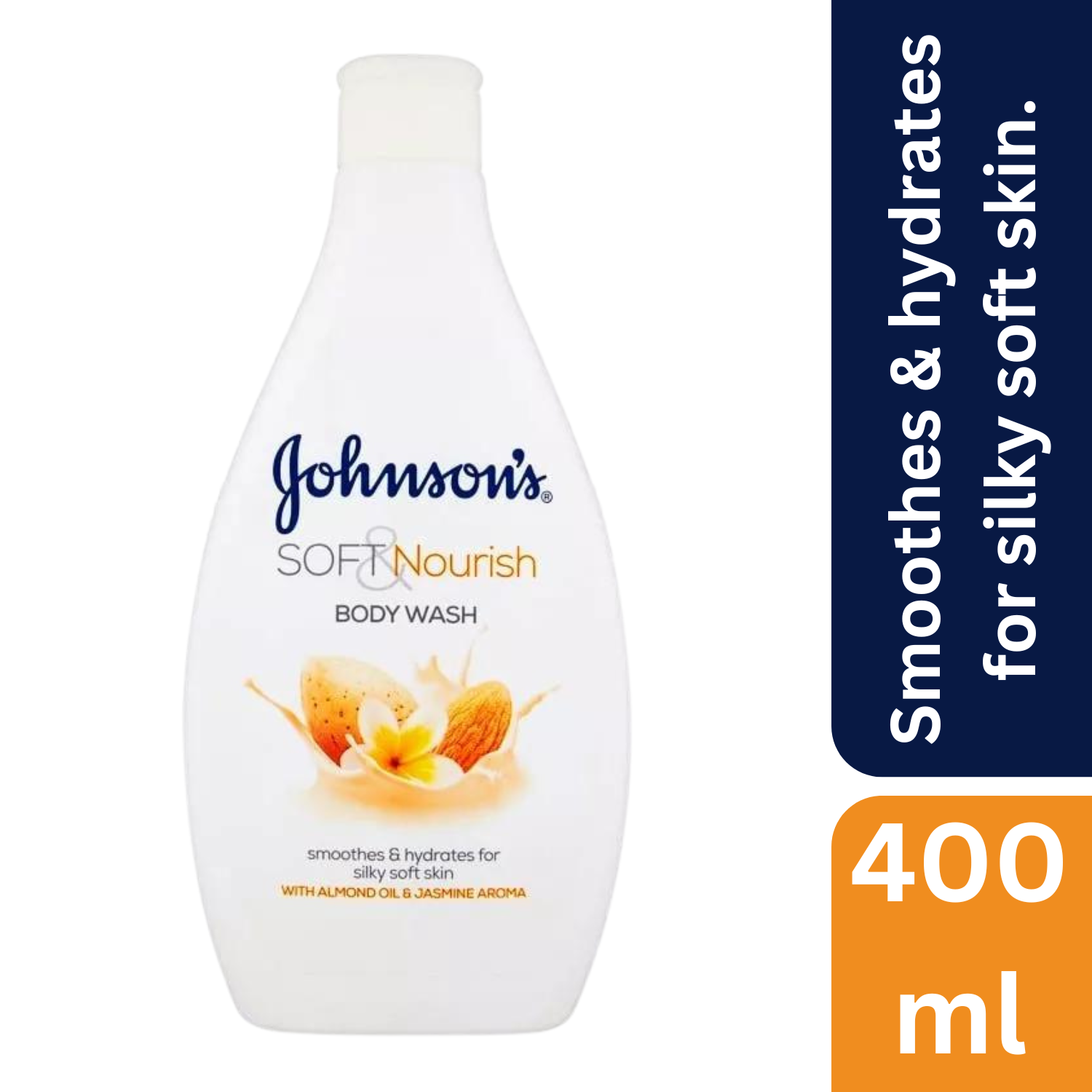JOHNSONS Soft And Nourish And Soft And Pamper Body Wash 400ml Choose ...