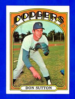1972 TOPPS #530 DON SUTTON LOS ANGELES DODGERS CARD -- EX MINT | eBay