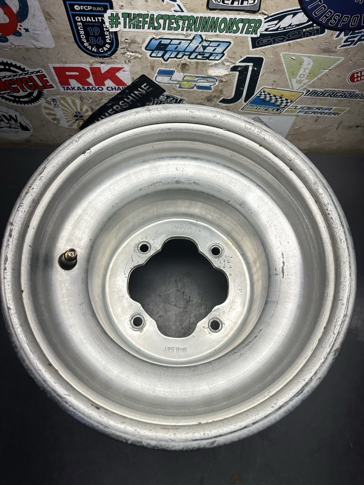 YAMAHA 450 RAPTOR 660 WARRIOR 350 OEM REAR RIM WHEEL 9X8.5 4X115 BOLT ...