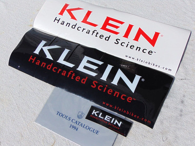 Klein Bikes Dealer Shop Stickers 1990s MTB Road Racing! | eBay